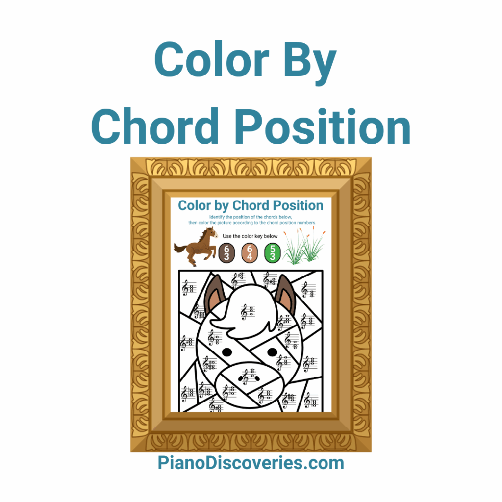 Product Highlight — Color by Chord Position – Piano Discoveries